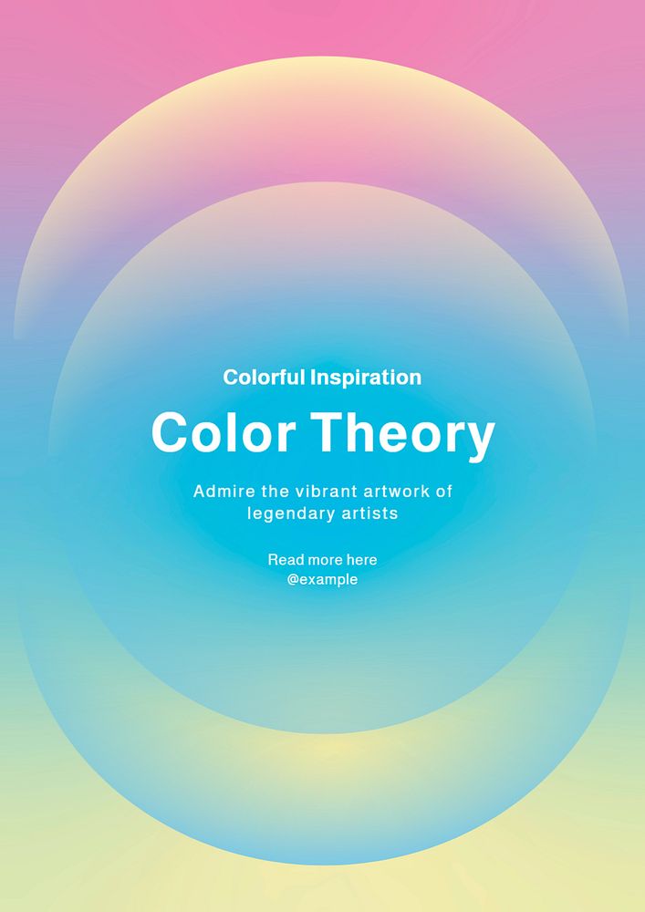 Color Theory poster template, editable | Free Editable Template - rawpixel