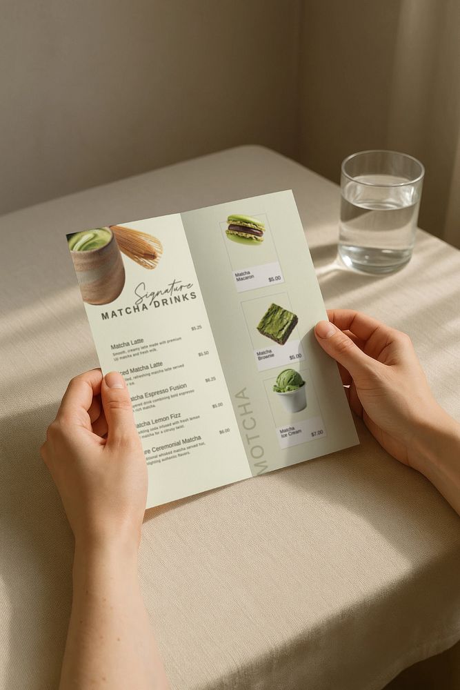 Menu Mockup Editable Paper Mockups | Download Free Editable Designs on ...