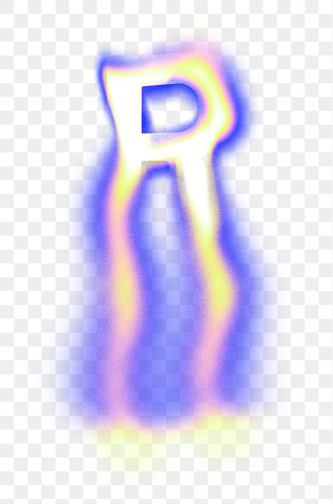 Letter R PNG fluid neon | Premium PNG - rawpixel