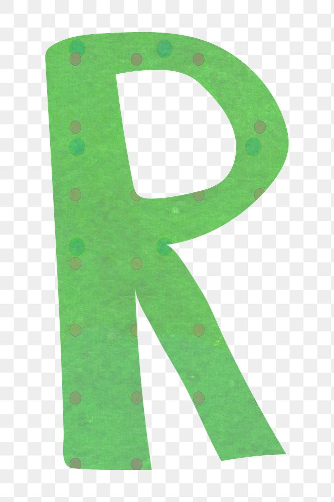 Letter R png cute paper | Premium PNG - rawpixel