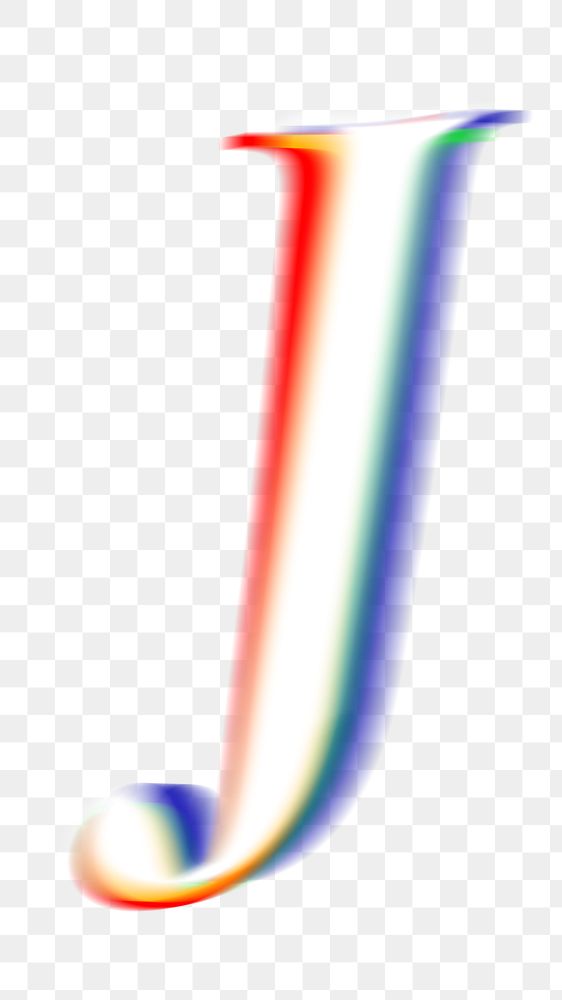 Letter J png offset color | Free PNG - rawpixel