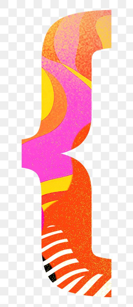 Curly bracket sign png funky | Free PNG - rawpixel