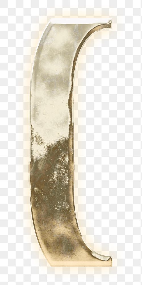 PNG gold parentheses sign, transparent | Free PNG - rawpixel