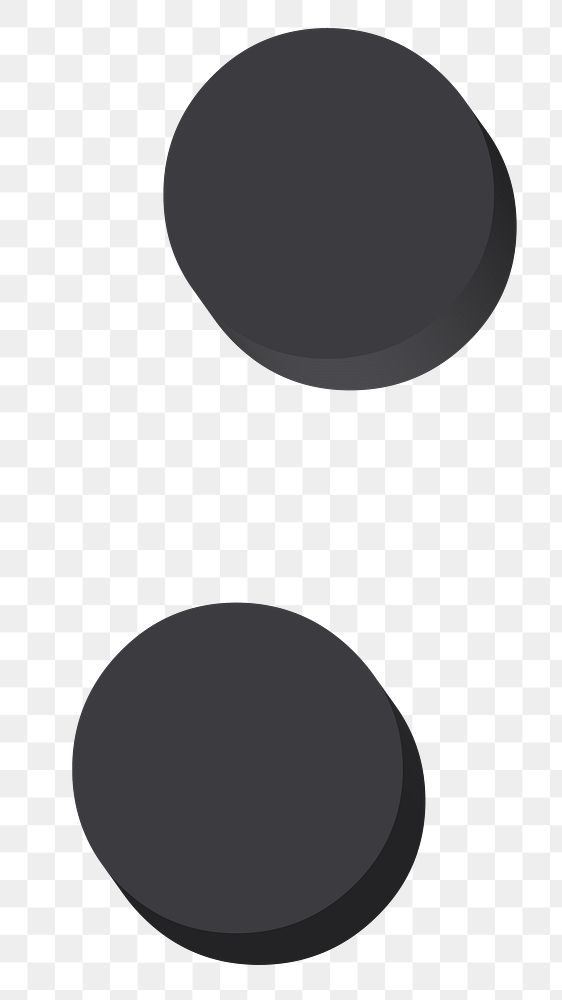 Modern calligraphy colon mark png | Premium PNG - rawpixel