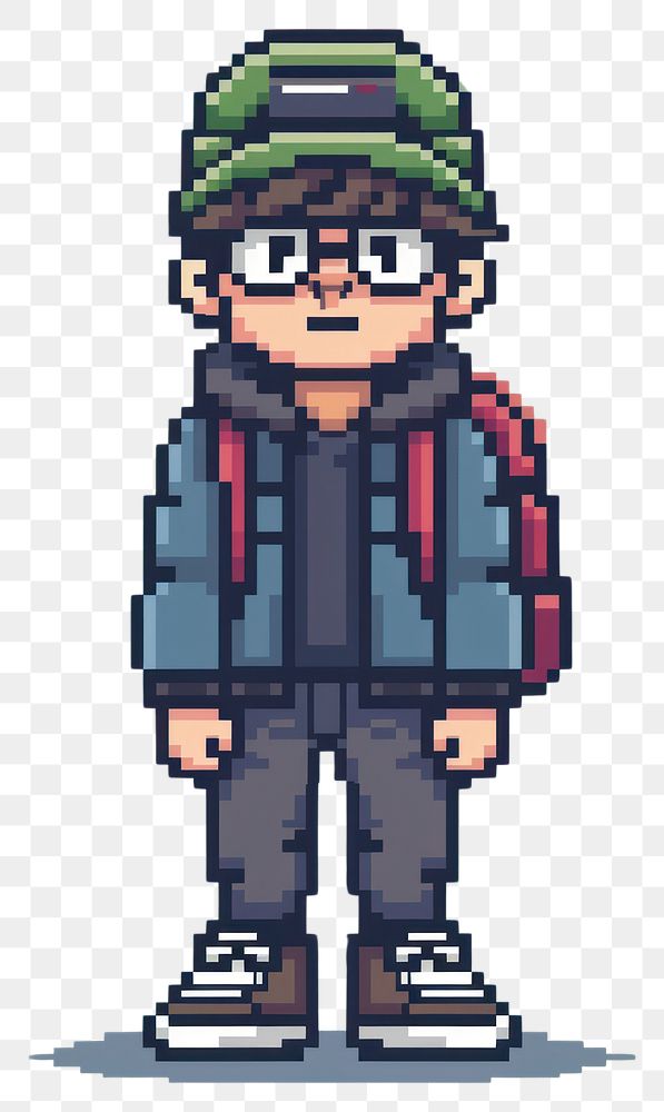 PNG Japanese boy student pixel | Premium PNG - rawpixel