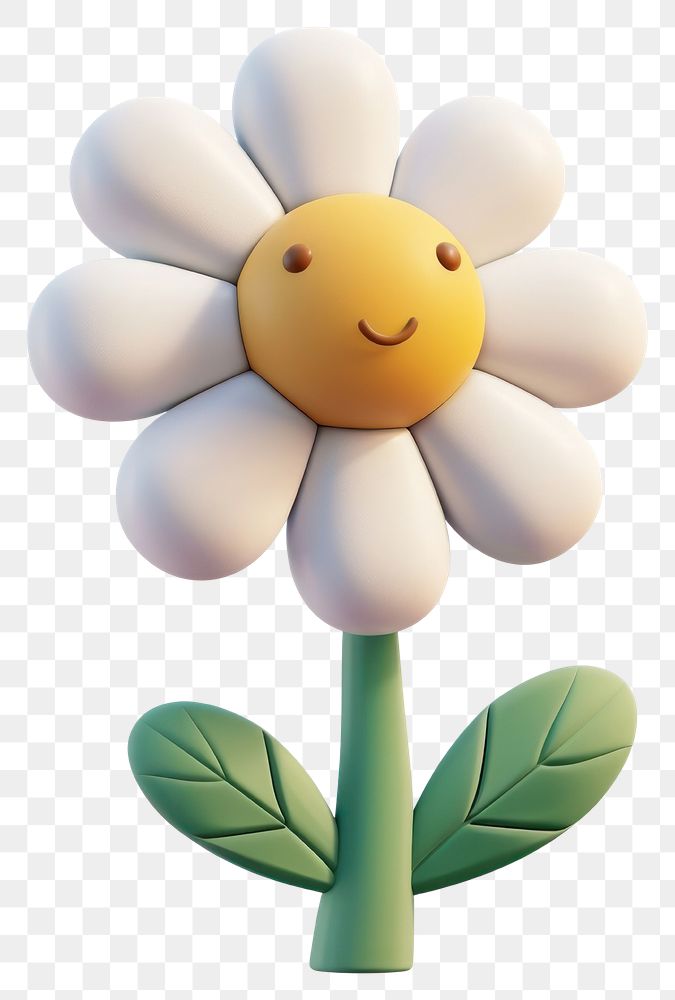 PNG Smiling daisy flower cartoon | Free PNG - rawpixel