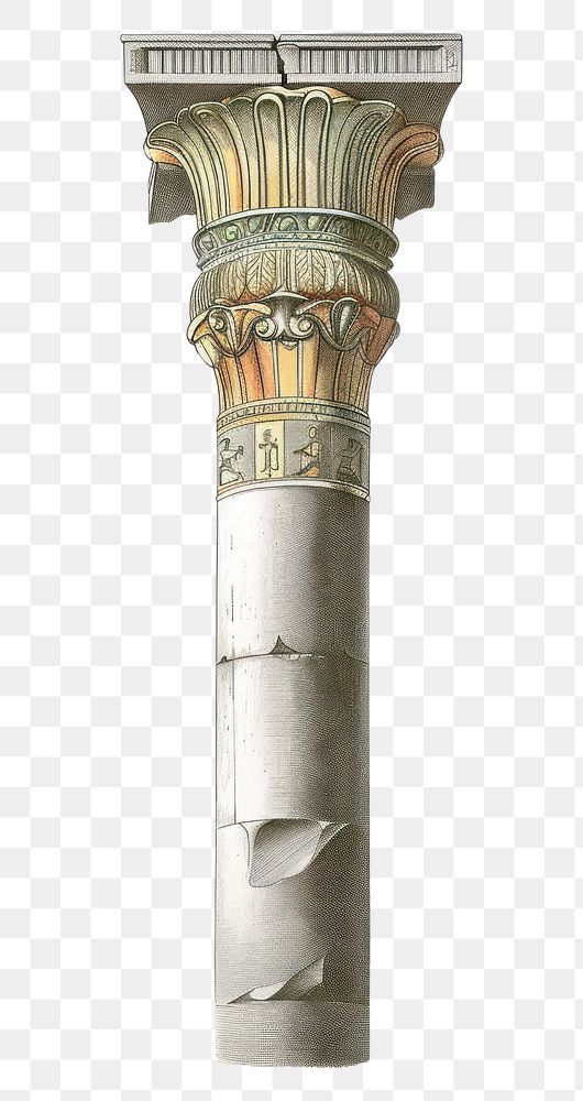 PNG Ancient architectural column illustration | Free PNG - rawpixel