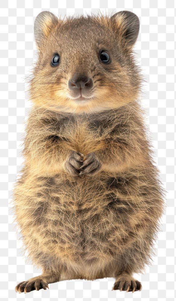 PNG Adorable quokka standing white | Free PNG - rawpixel