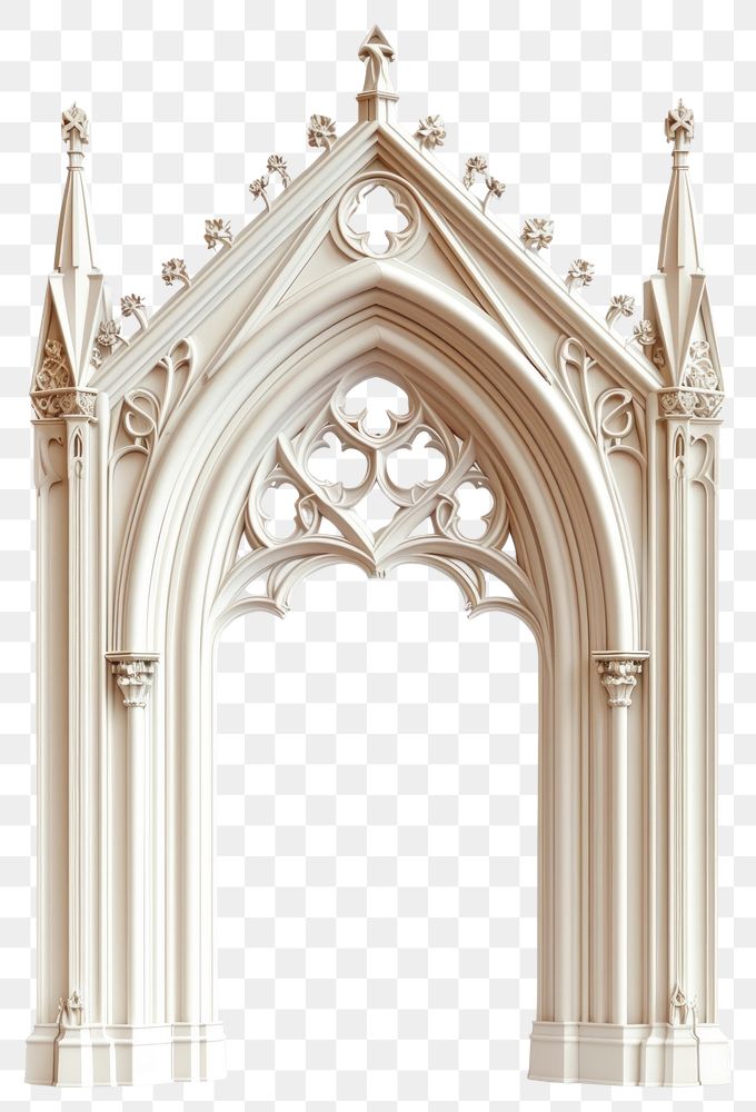 PNG Gothic architectural arch design | Premium PNG - rawpixel