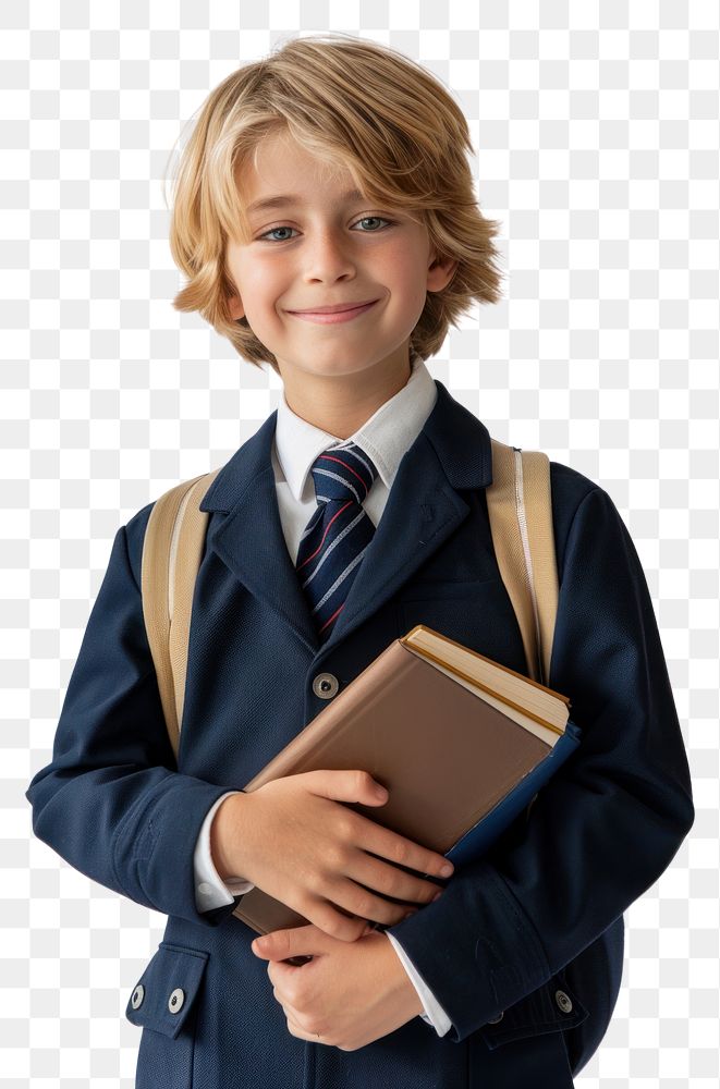 Smiling student holding books | Premium PNG - rawpixel