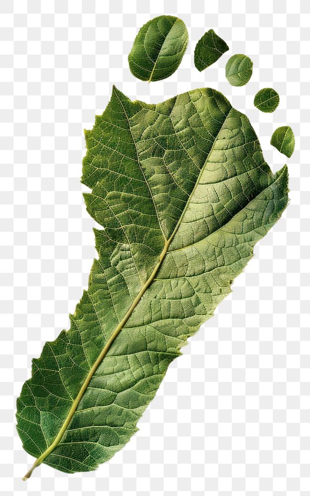 PNG Eco-friendly footprint leaf art | Free PNG - rawpixel