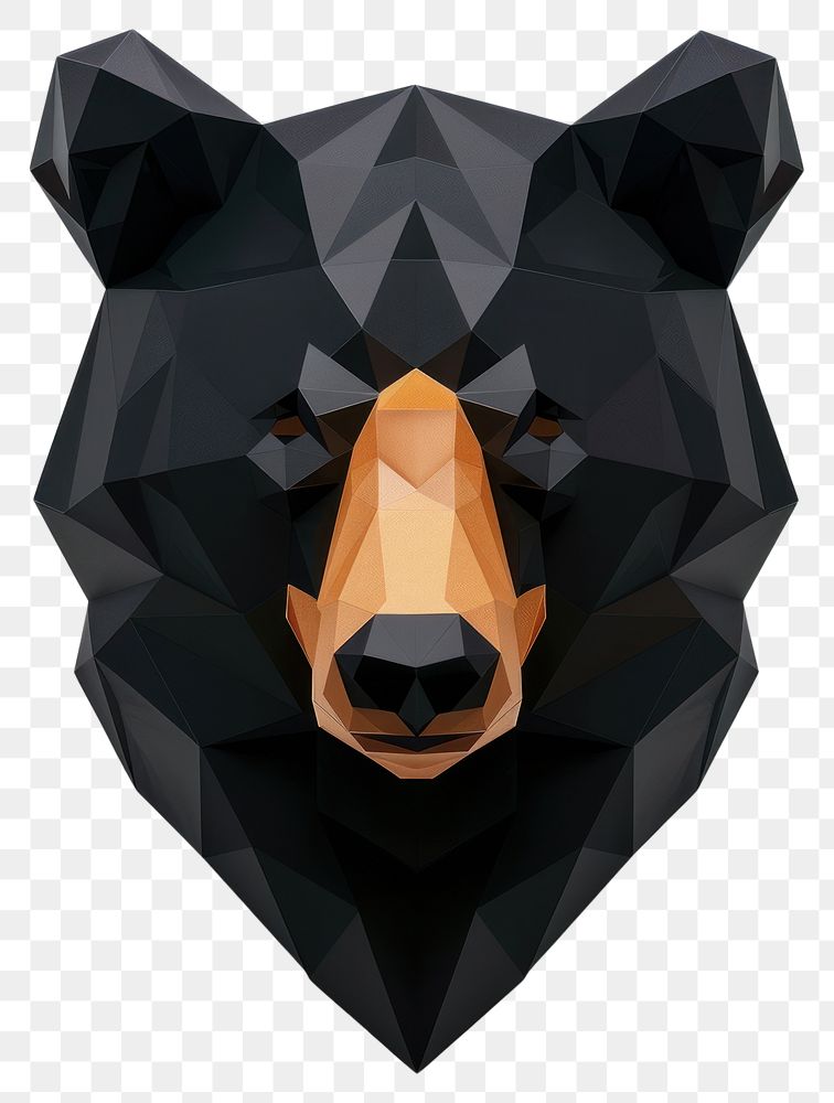 PNG Geometric bear head illustration | Free PNG - rawpixel