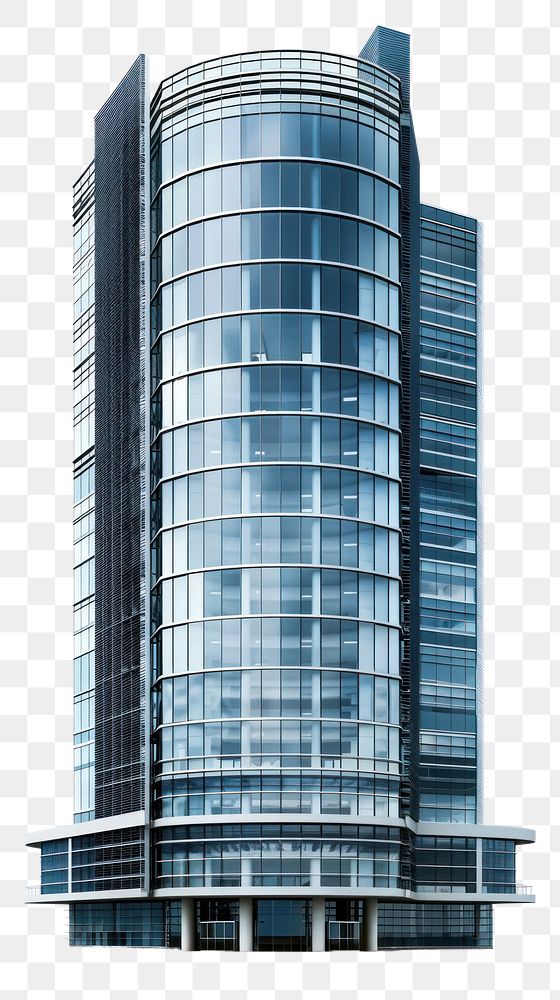 Modern glass skyscraper building | Free PNG - rawpixel
