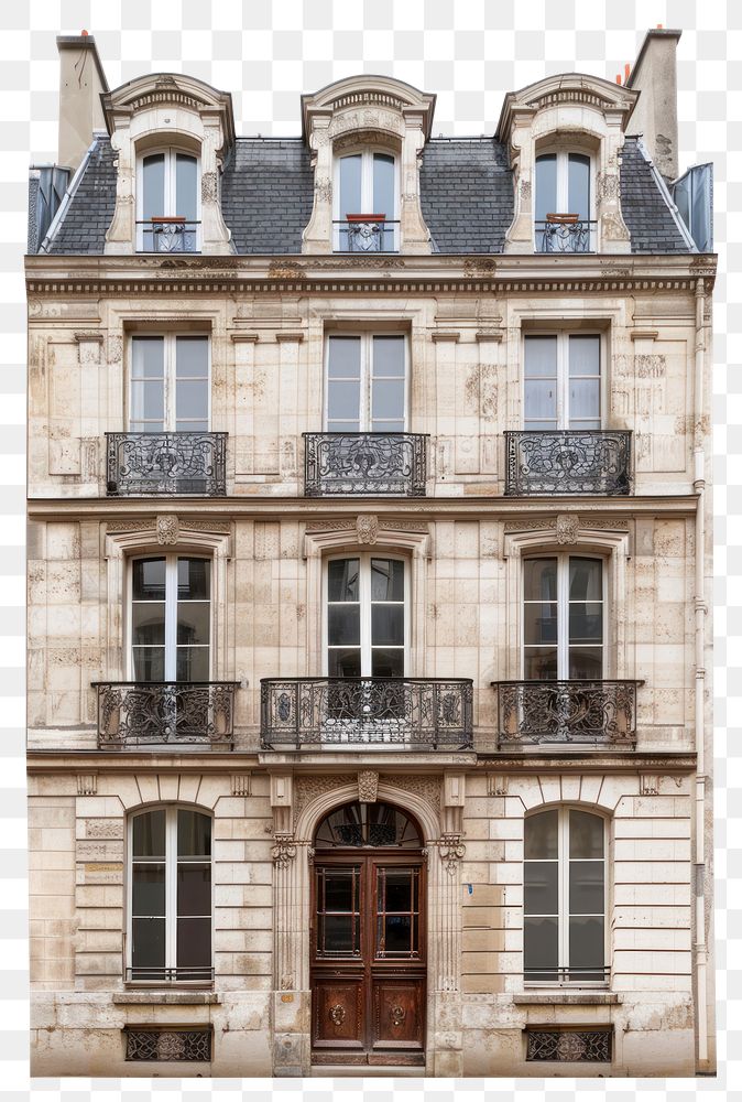 Elegant historic European building facade | Premium PNG - rawpixel