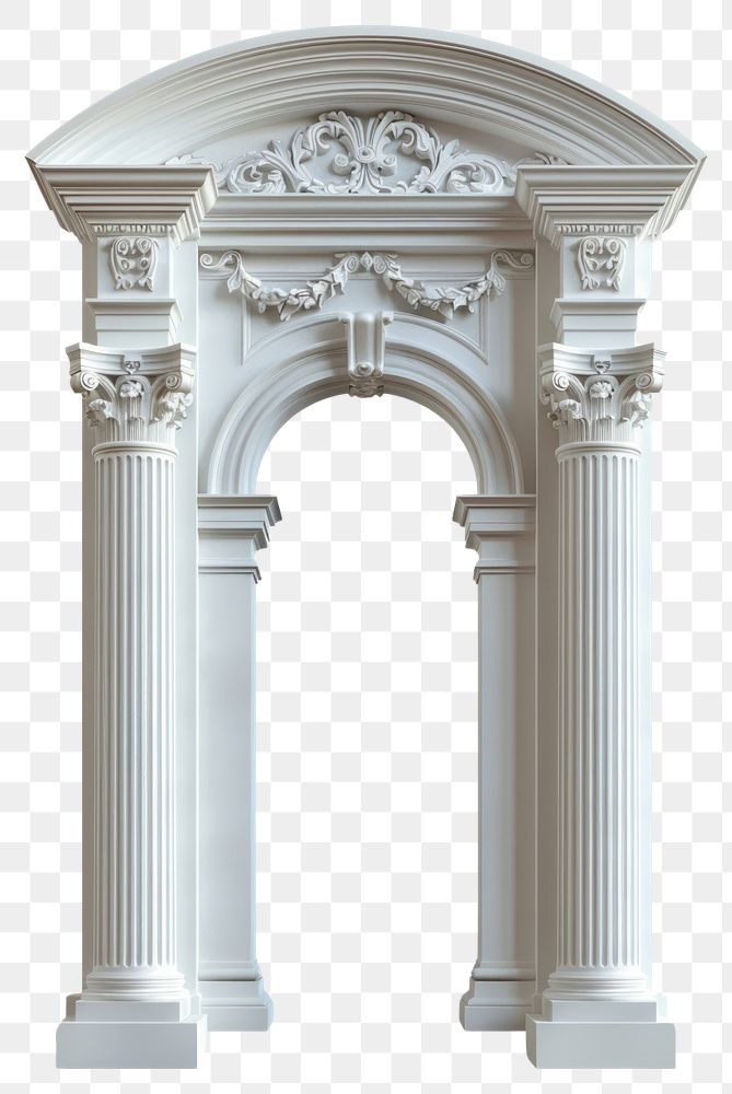 Elegant classical architectural arch | Premium PNG - rawpixel