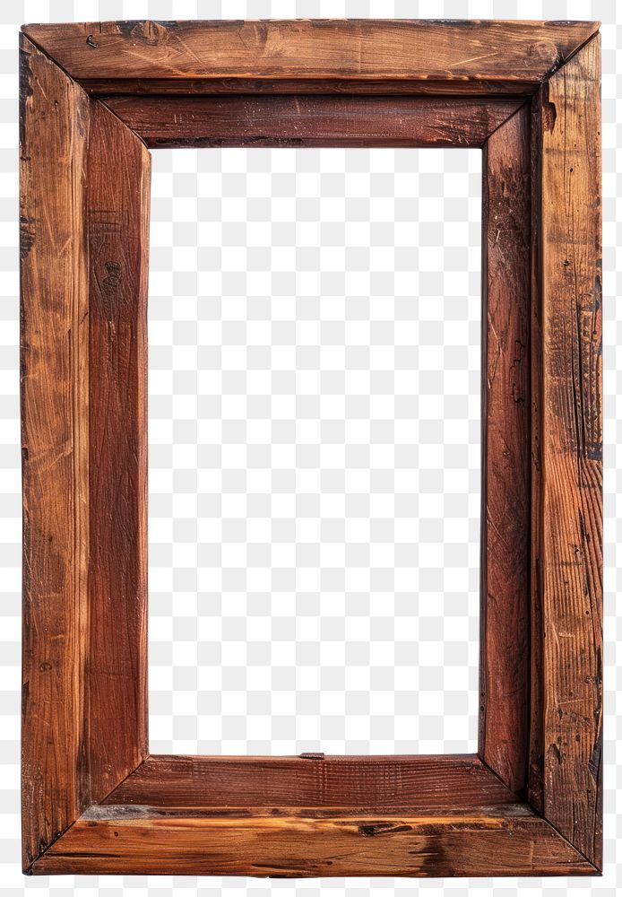 PNG Rustic wooden picture frame | Premium PNG - rawpixel
