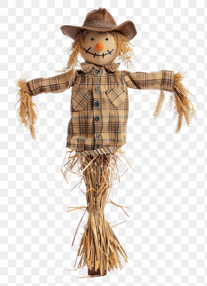 PNG Charming rustic scarecrow decoration | Free PNG - rawpixel
