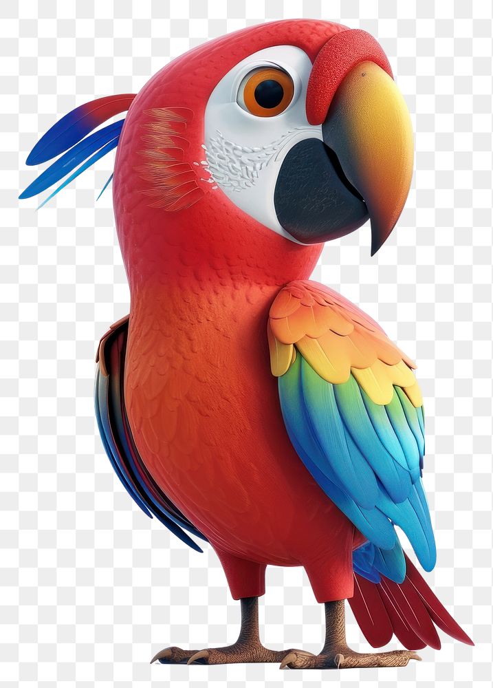 PNG Colorful parrot digital illustration | Free PNG - rawpixel