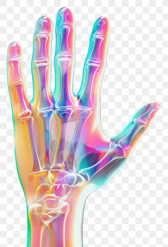 PNG Colorful, abstract, hand, X-ray, | Free PNG - rawpixel