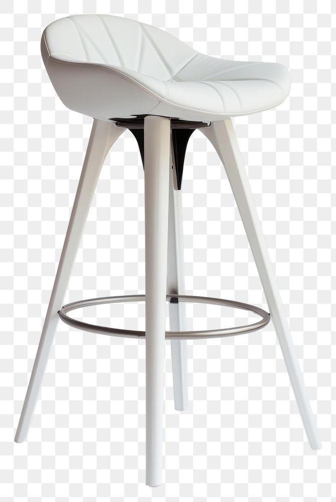 PNG Modern white bar stool | Free PNG - rawpixel