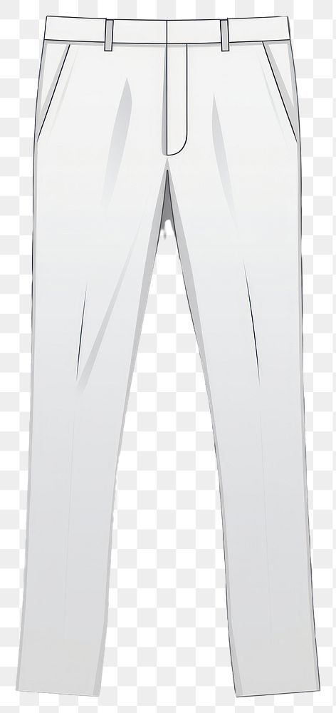 PNG White pants template clothing | Free PNG - rawpixel