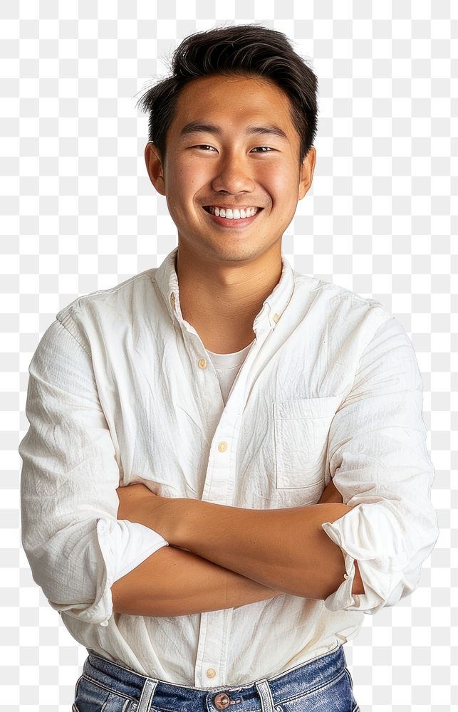 PNG Asian man smile clothing | Free PNG - rawpixel