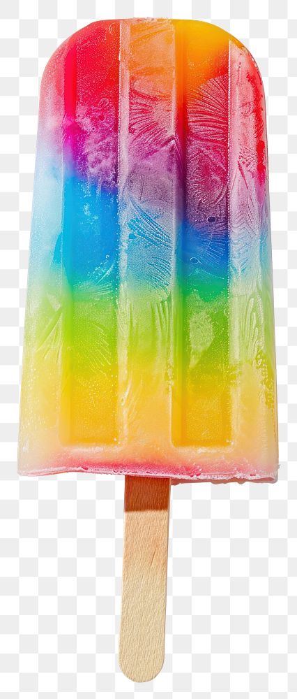Colorful rainbow popsicle treat | Premium PNG - rawpixel