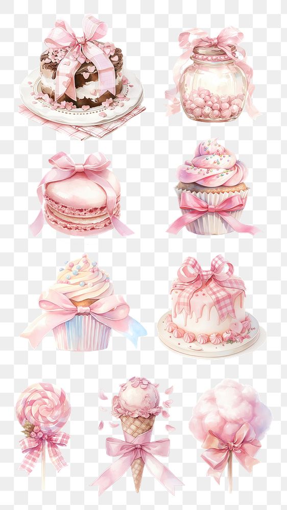 Pink Ribbon Icecream Ice Cream Cone Images | Free Photos, PNG Stickers ...