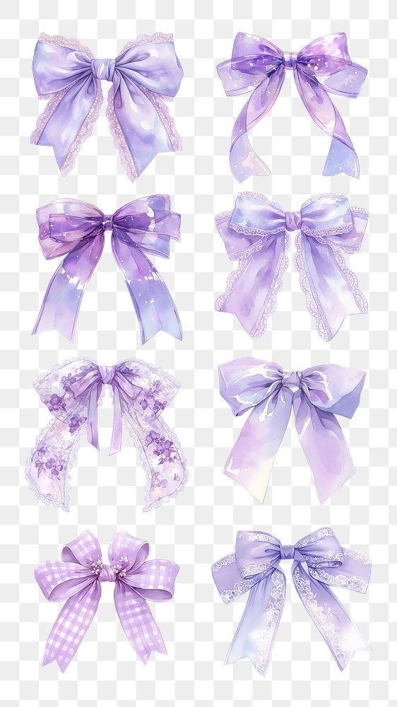 PNG coquette purple bow ribbon | Premium PNG - rawpixel
