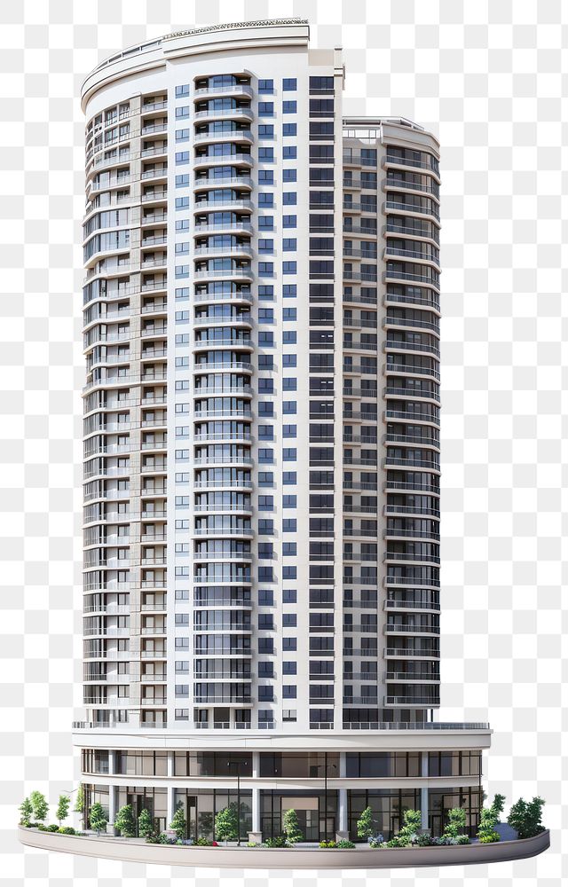 PNG Asian tall condominium architecture | Free PNG - rawpixel