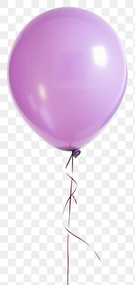 PNG Purple balloon ribbon string | Free PNG - rawpixel