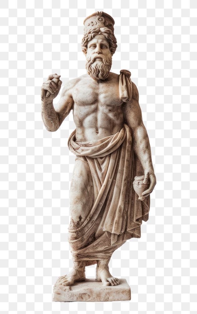 PNG Ancient marble statue Zeus | Free PNG - rawpixel
