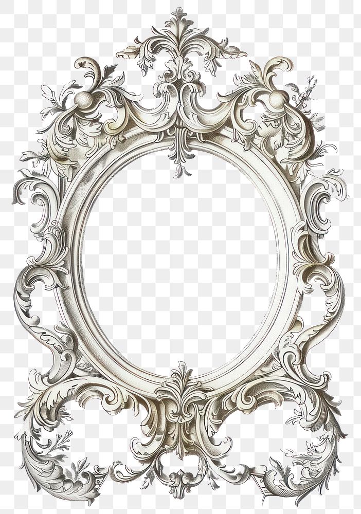 PNG Elegant ornate vintage frame | Free PNG - rawpixel