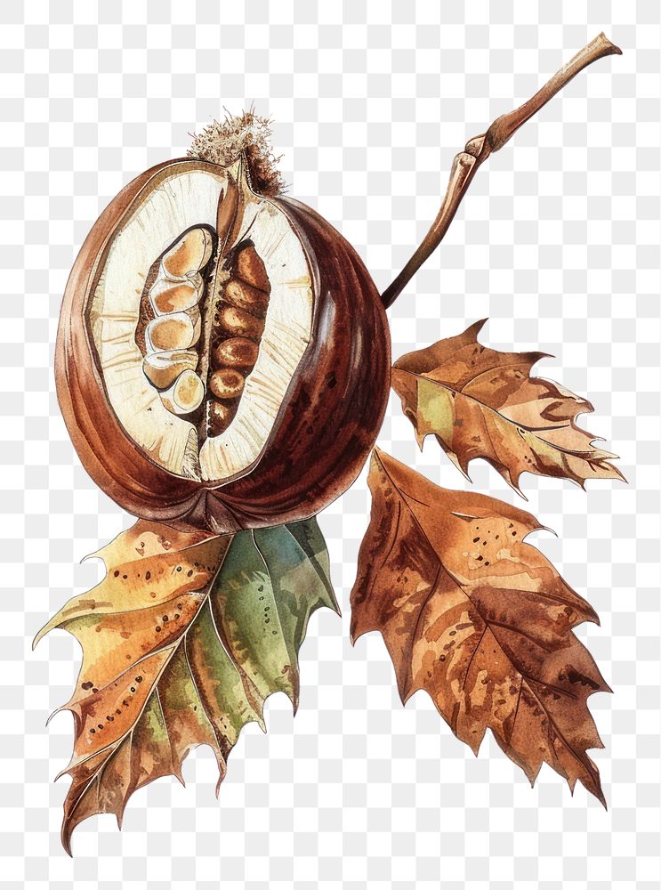 PNG Autumn chestnut vegetable produce | Free PNG - rawpixel