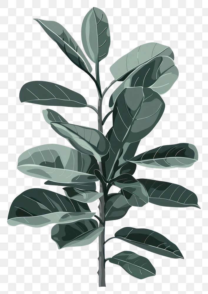 PNG Rubber Tree tree appliance | Free PNG - rawpixel