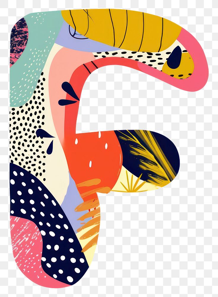 PNG Alphabet F art pattern | Free PNG - rawpixel