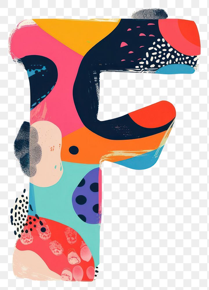 PNG Alphabet F art pattern | Free PNG - rawpixel