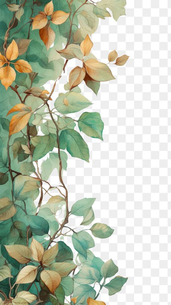 Wallpaper vine painting graphics pattern. | Free PNG - rawpixel