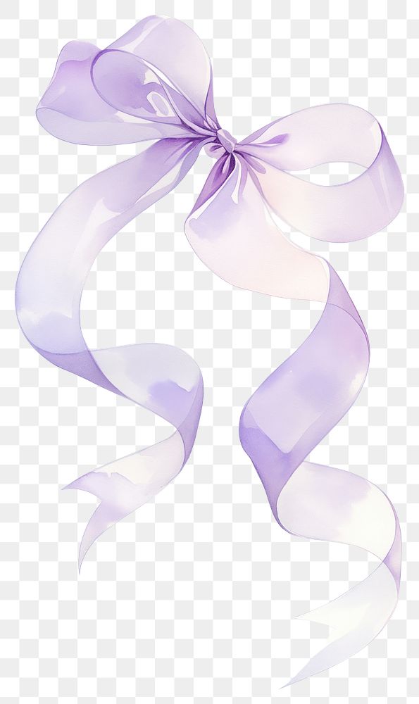 PNG Elegant purple ribbon illustration | Free PNG - rawpixel