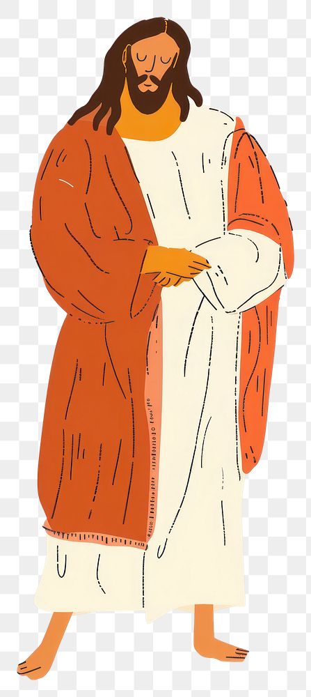 Illustration of religious figure | Free PNG - rawpixel