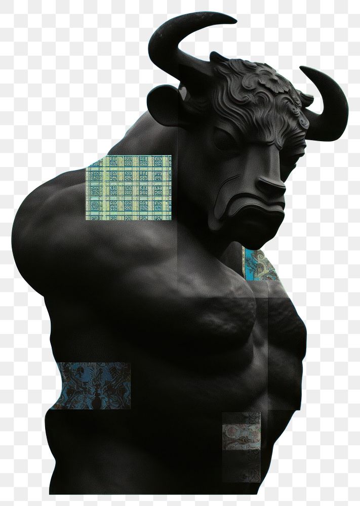 PNG Minotaur statue art wildlife | Free PNG - rawpixel