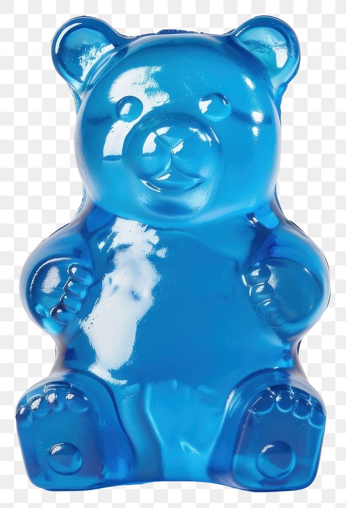 PNG Blue gummy bear sculpture | Free PNG - rawpixel