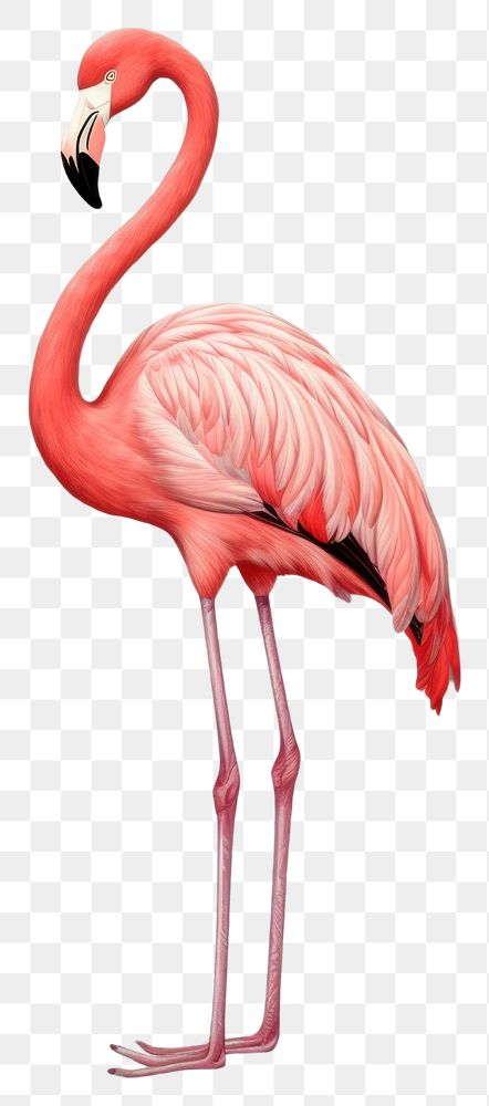Wallpaper flamingo drawing animal sketch. | Free PNG - rawpixel