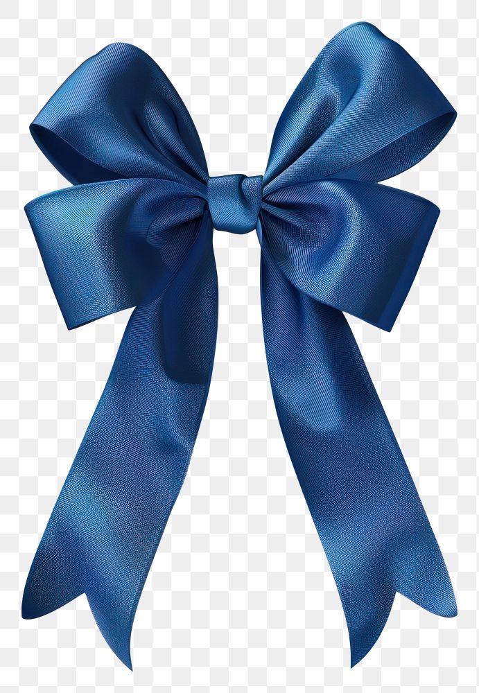 PNG blue satin ribbon bow | Free PNG - rawpixel