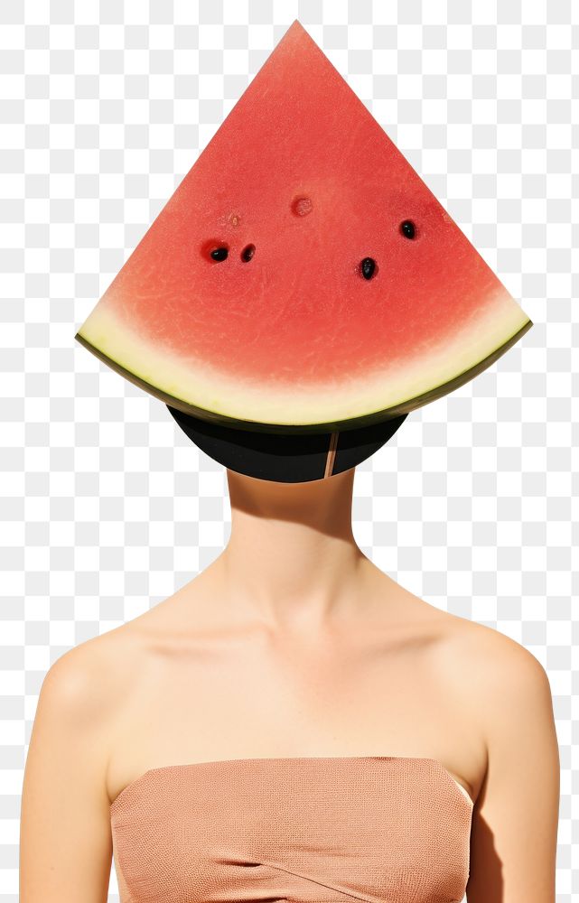 PNG Surreal watermelon head art | Free PNG - rawpixel