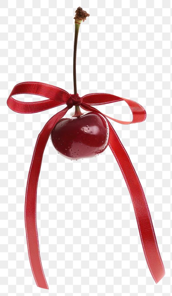 PNG Cherry red ribbon bow | Premium PNG - rawpixel