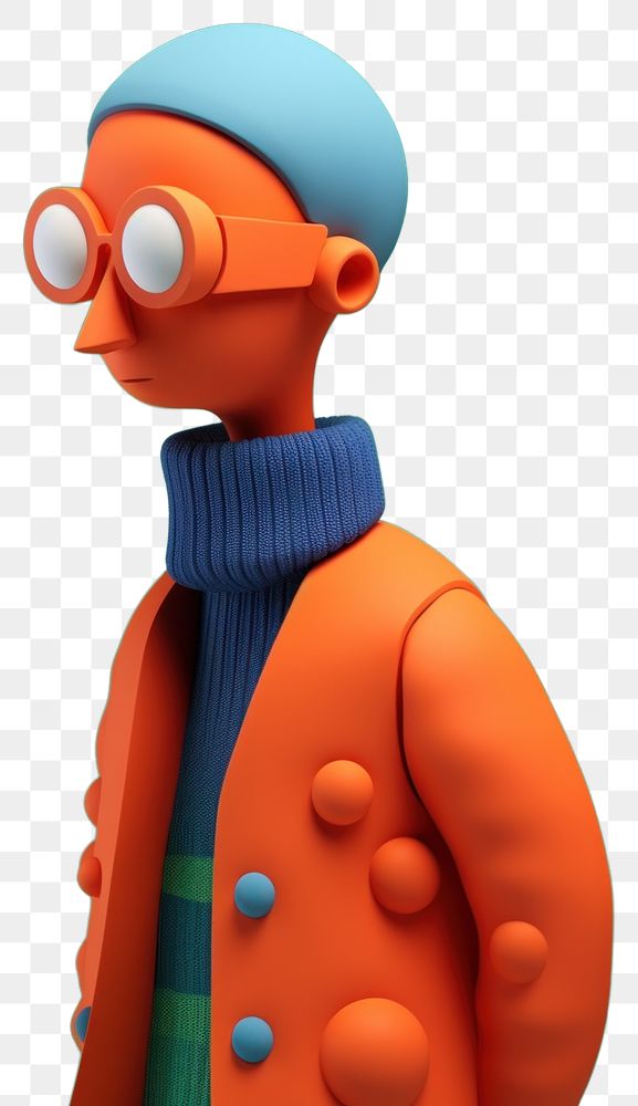 PNG Colorful abstract 3D character | Free PNG - rawpixel