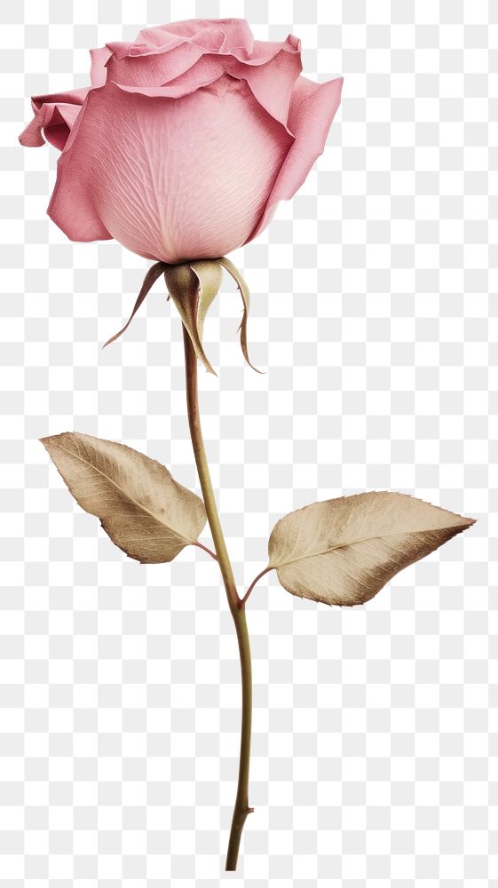 PNG Elegant pink rose stem | Free PNG - rawpixel