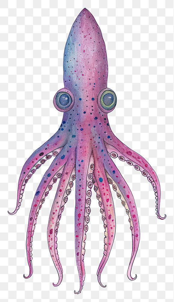 PNG Squid invertebrate kangaroo seafood. | Free PNG - rawpixel