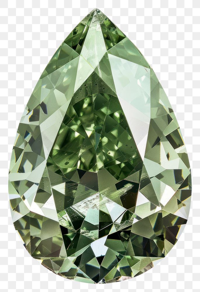 PNG Elegant green pear-shaped gemstone | Free PNG - rawpixel